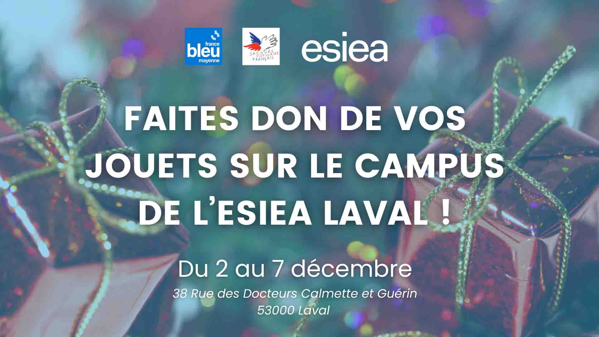 Solidarité de Noël, L’ESIEA Laval se mobilise avec les Pères Noël verts - ESIEA